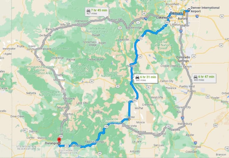 How to Get from Denver Airport to Durango - Denver Airporter