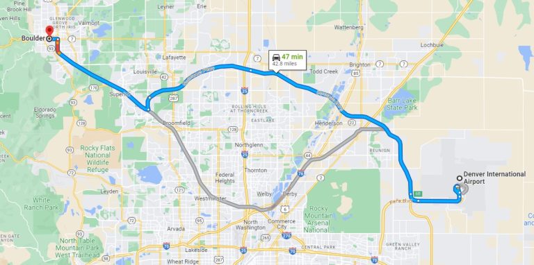 How to Get from Denver Airport to Boulder (Options, Routes, Costs and ...